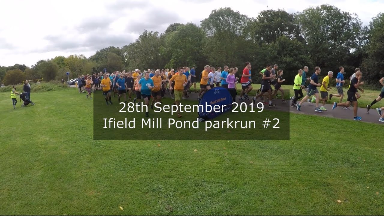 Ifield Mill Pond parkrun #2 - September 28th 2019 (fast) - YouTube