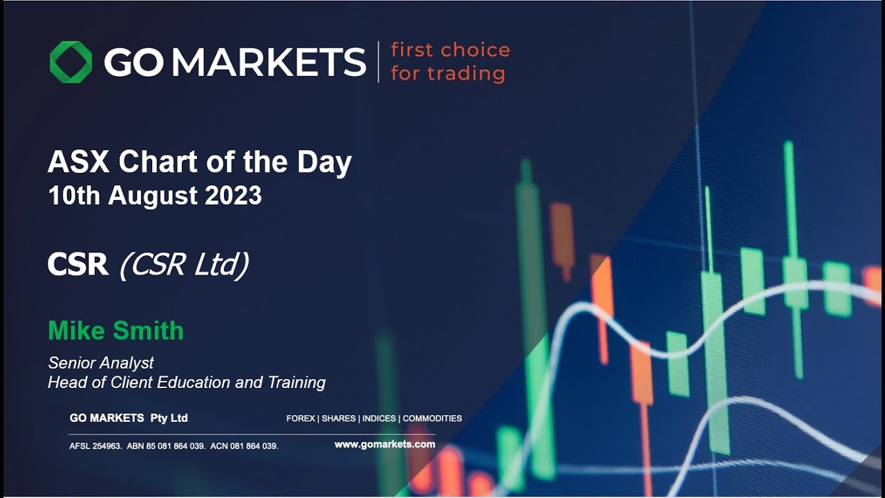 ASX Chart if the day - CSR - Buoyed by other company performance to ...