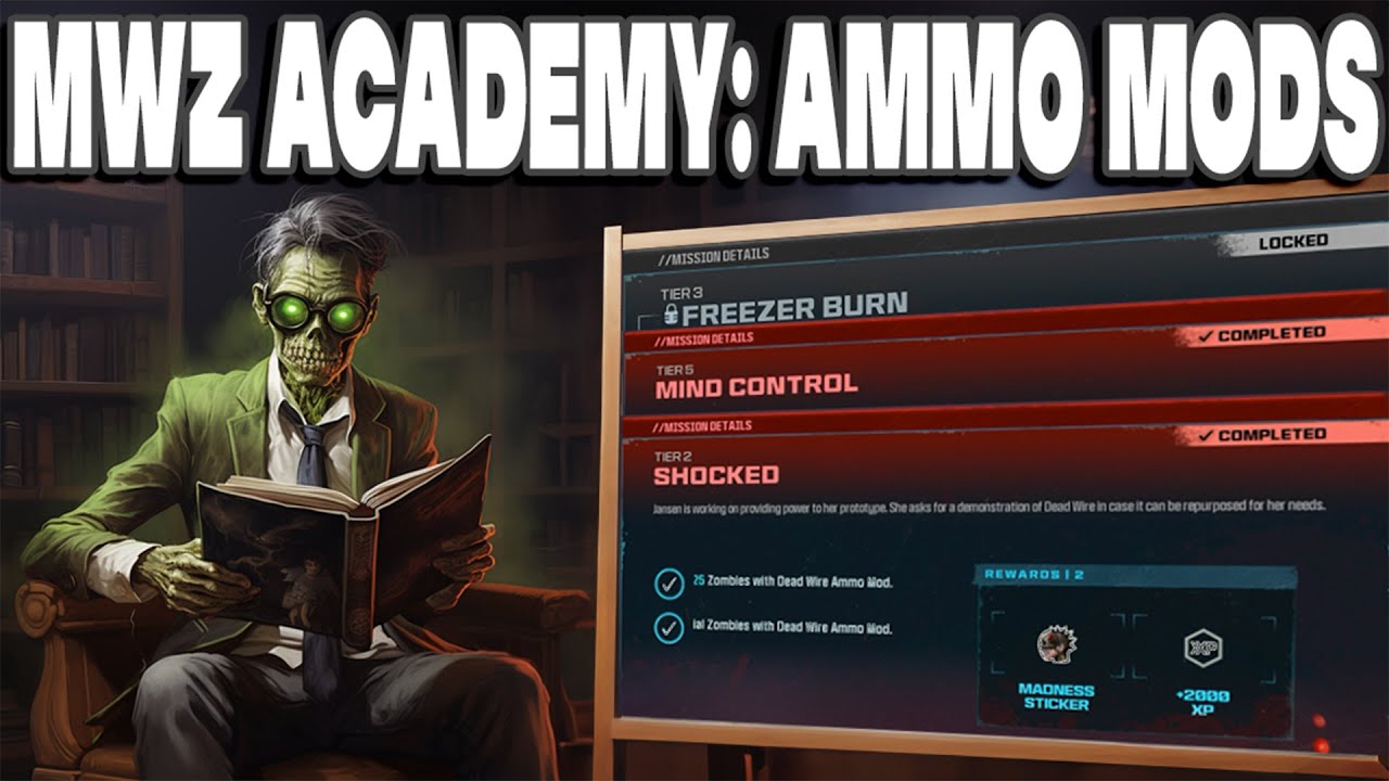 MWZ Academy: Ammo Mods Explained Simply And How To Missions #MWZ #mw3 ...