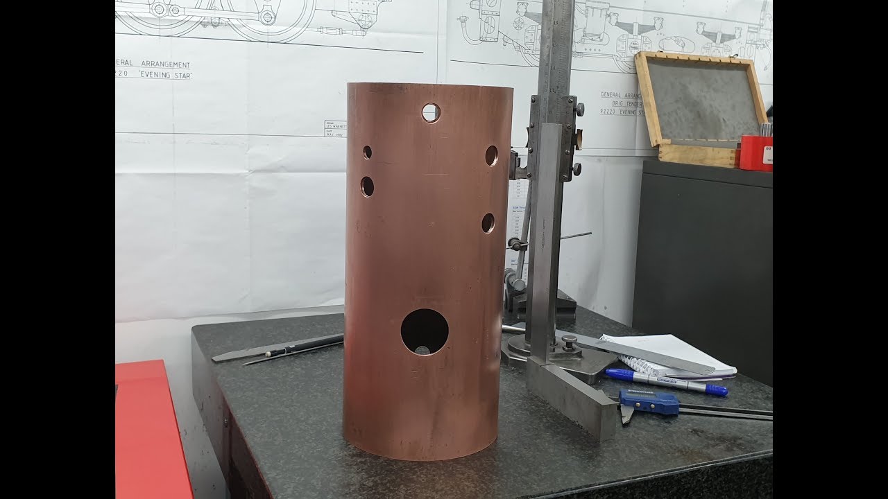 6" Vertical Boiler Part 2 - Boiler Barrel - YouTube