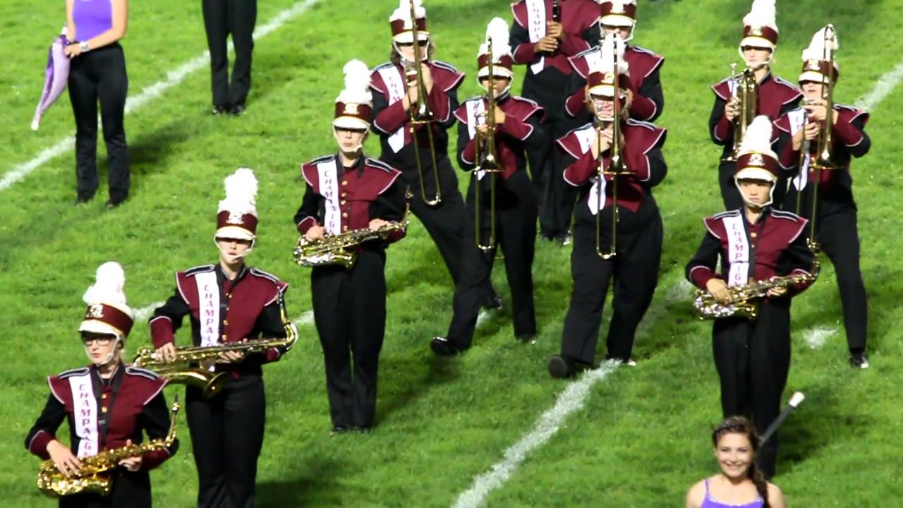 Champaign Central Marching Band @ Homecoming football 2013-10-04 - YouTube