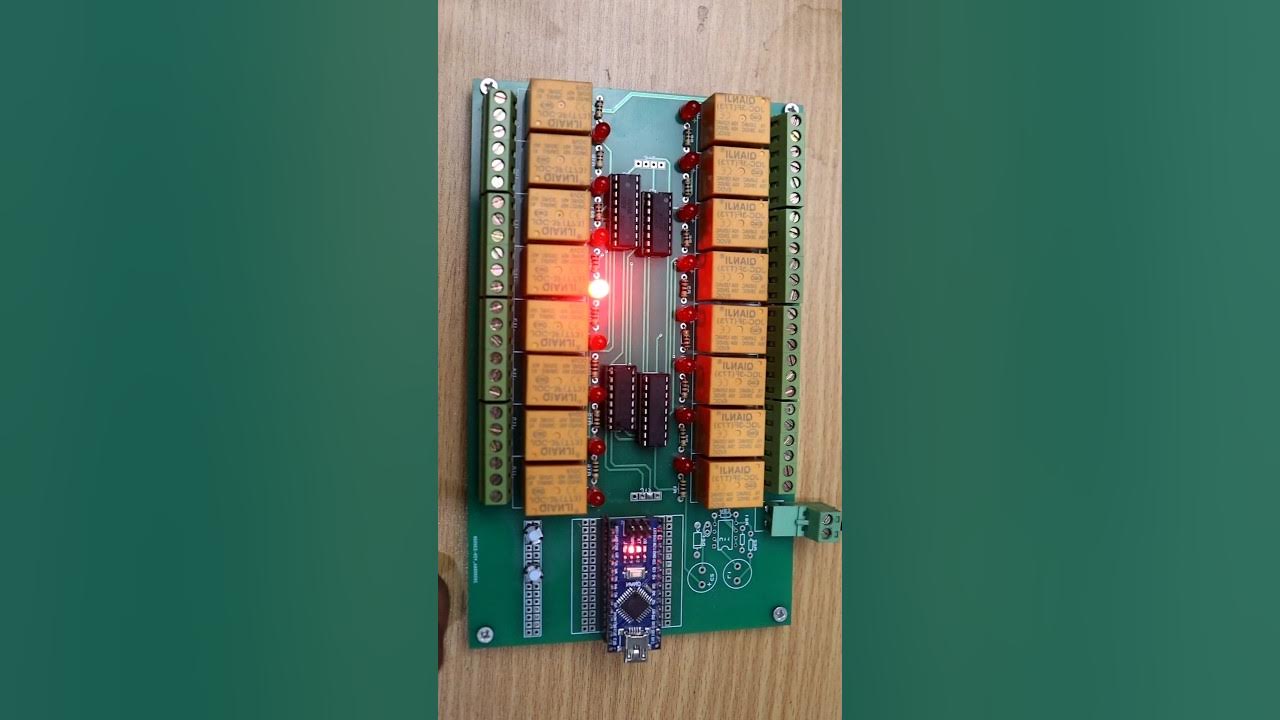 16 Relay Sequencer | Arduino Project - YouTube
