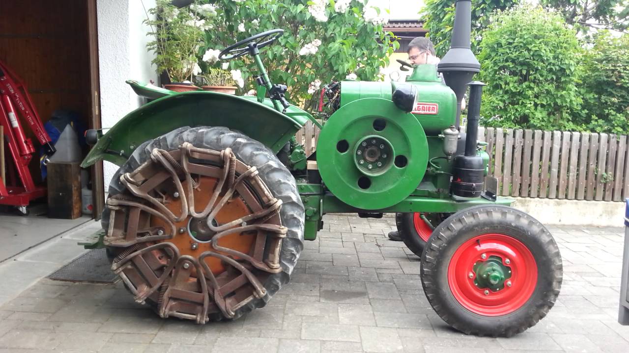 Allgaier R22 Bj. 1949 starten - YouTube