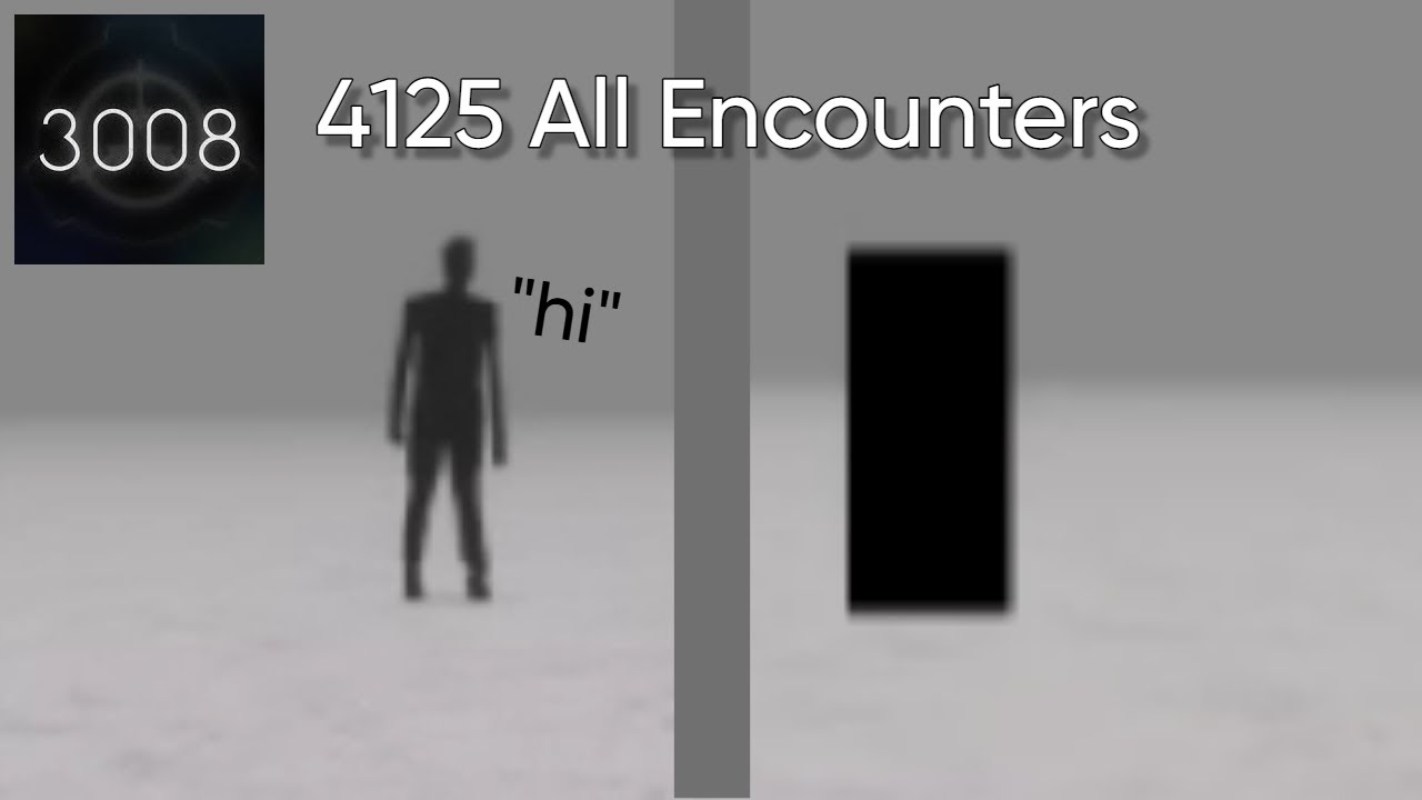 3008 - All paranoia encounters for 4125! (Roblox) - YouTube