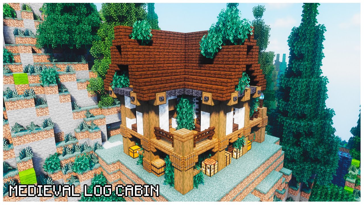 Easy Medieval House | Minecraft Tutorial - YouTube