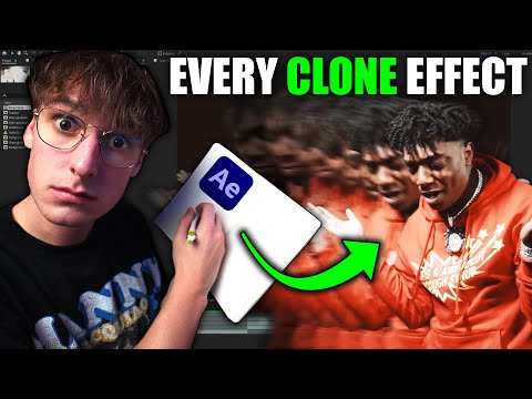 CLONE EFFECT MASTER CLASS (Every Music Video Clone Effect!!)  [AFTER EFFECTS]