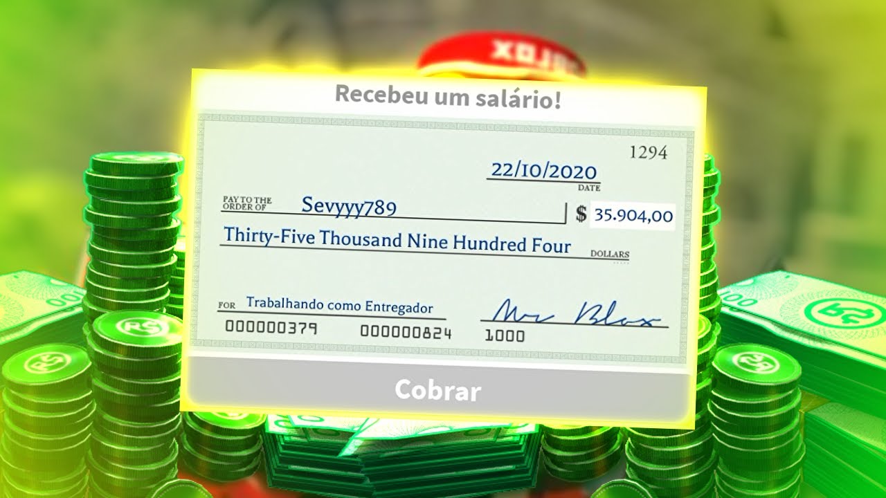 Roblox - BloxBurg - Como ganhar MUITO DINHEIRO em somente 10 MINUTOS ...