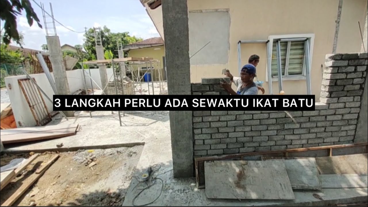 3 LANGKAH PERLU ADA SEWAKTU IKAT BATU - YouTube