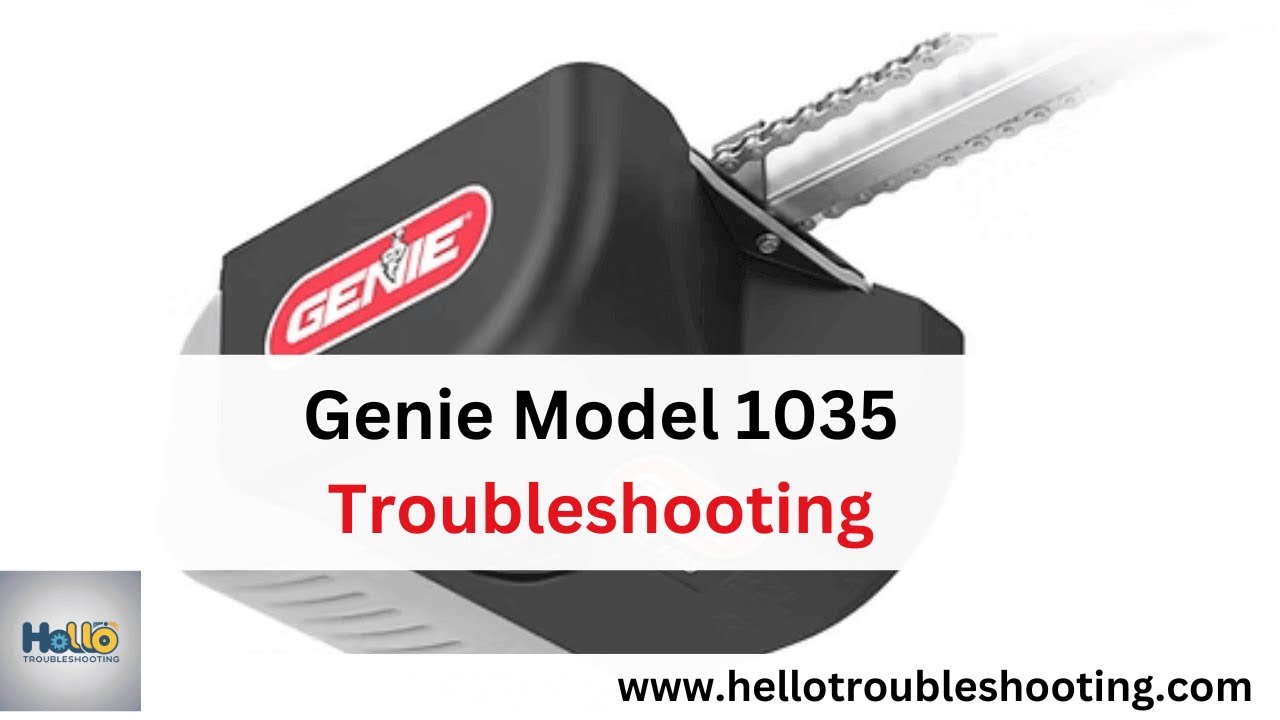 Genie Model 1035 Troubleshooting: Quick Fixes & Pro Tips! - YouTube
