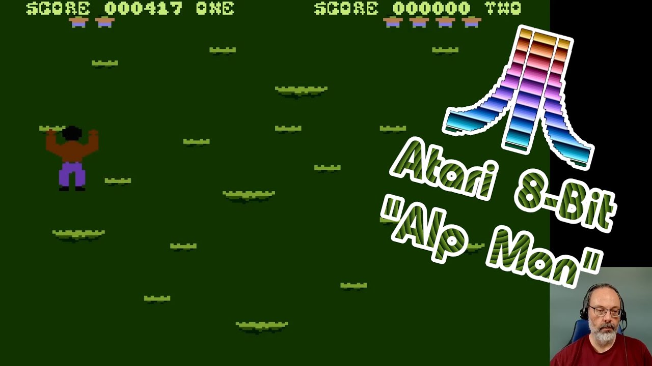Atari 8-Bit Game Play, Alp Man - YouTube