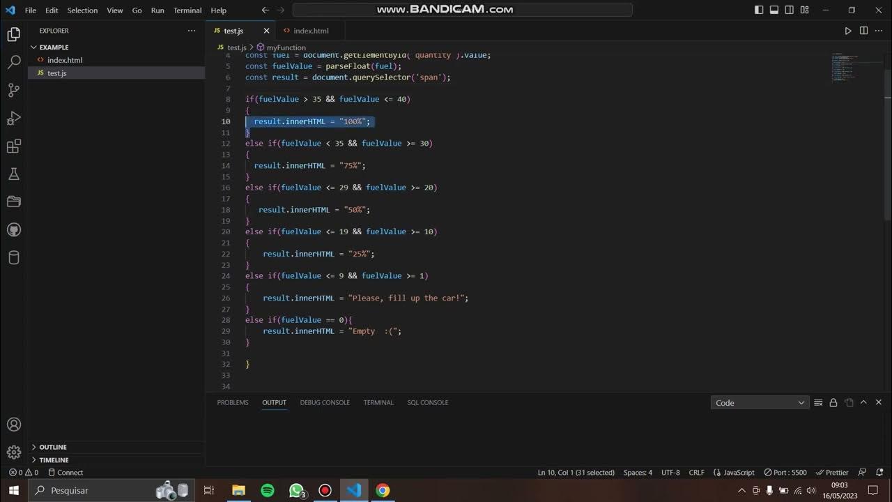 JS if - else - elseif Control Structures - YouTube