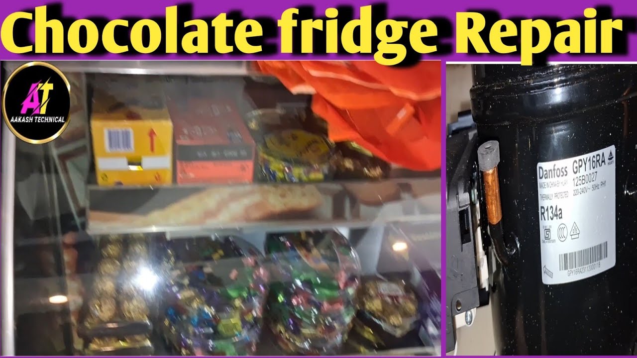 chocolate fridge repair /Chocolate fridge mai konsa compressor lagaye ...