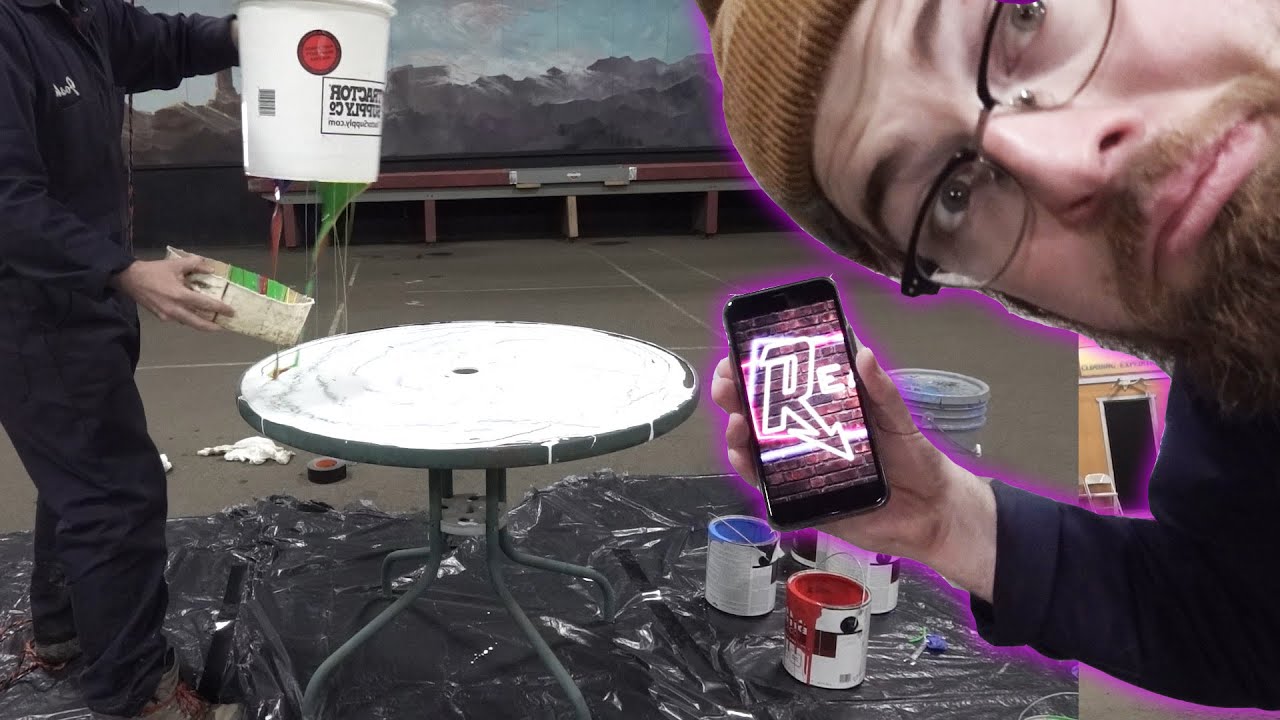 PENDULUM BUCKET PAINTING-DIY (Or at-least my attempt) - YouTube