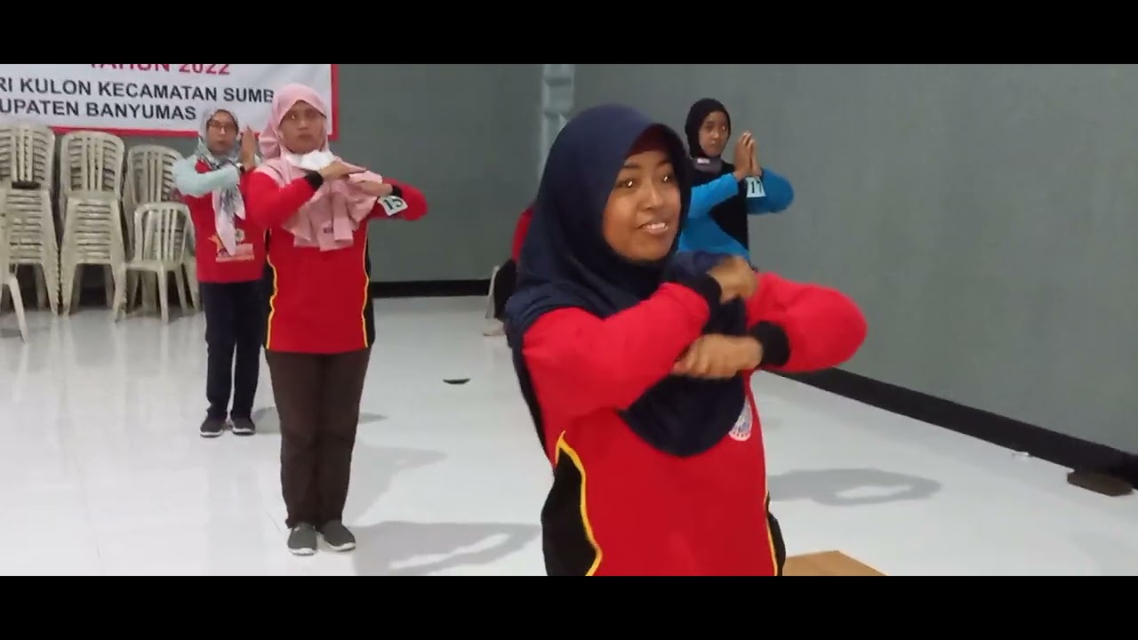 Senam Aerobic ibu-ibu Desa Banjarsari Kulon bagian yang ke 3 biar lebih ...