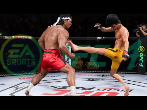 UFC4 Bruce Lee vs. Bola Yeung EA Sports UFC 4