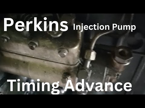 Perkins Diesel Injection Pump Timing Advance - YouTube