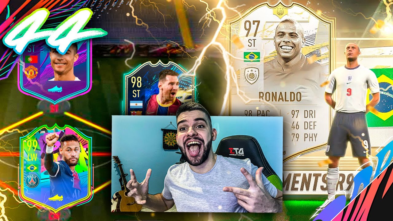 RONALDO 97 ICON MOMENTS CHEGANDO NO TIME!! PACK OPENING!! ULTIMATE TEAM ...