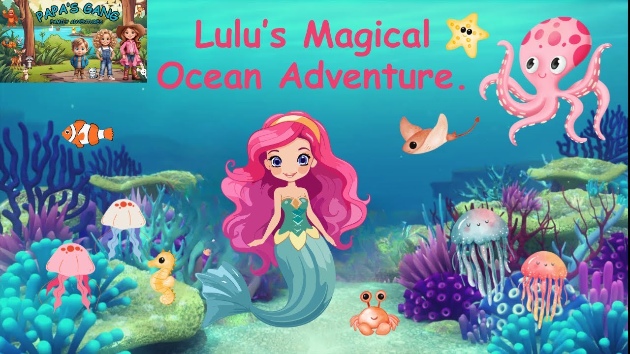 Learn about OCEAN ANIMALS from Lulu the Mermaid. Dolphins, Sharks and ...