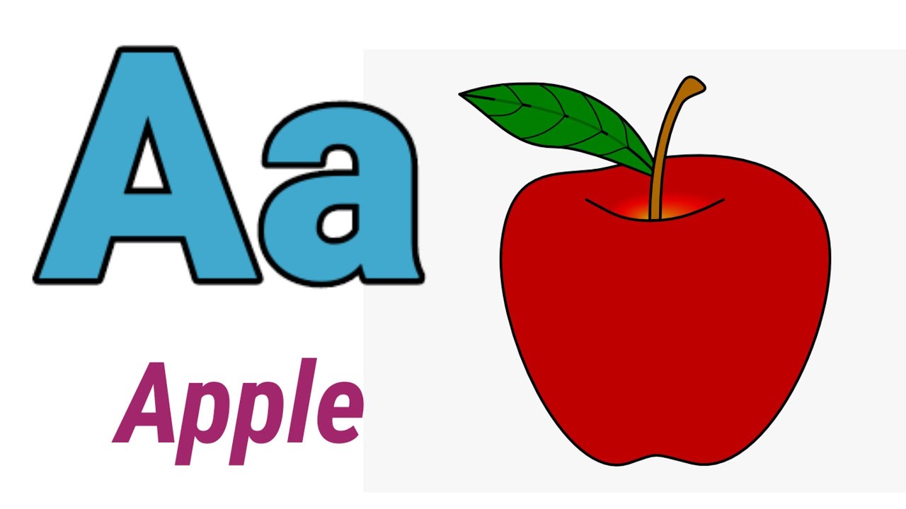 Phonics Song With TWO Words -A For Apple -ABC Alphabet Songs With Sound ...