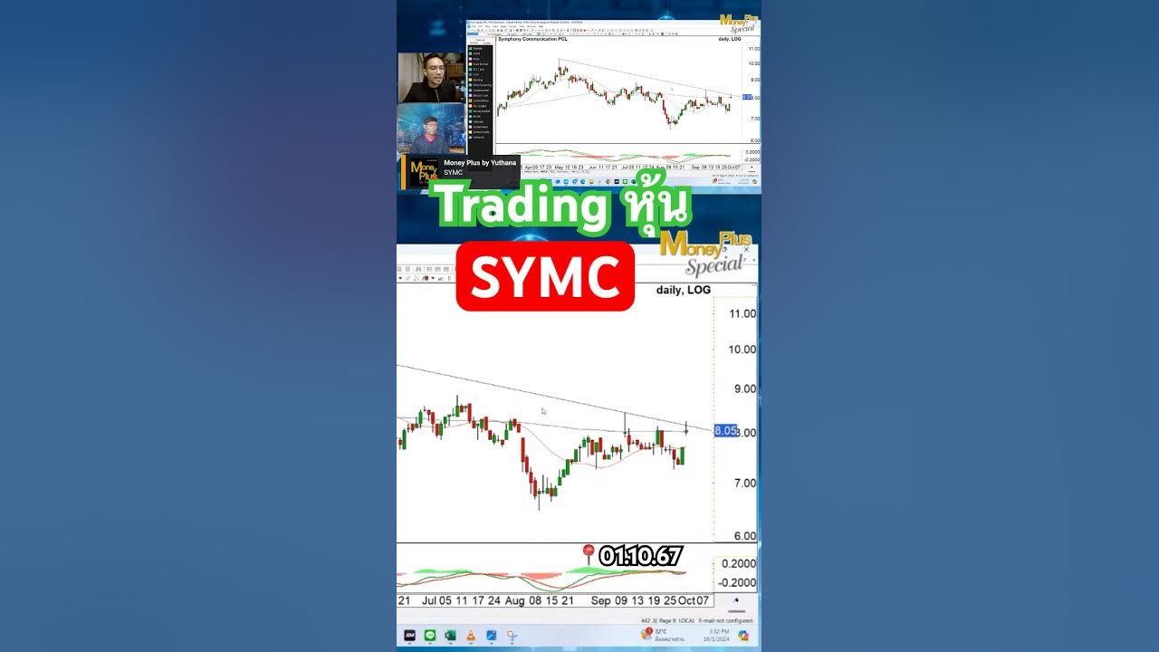Trading หุ้น SYMC (01.10.67) #stocks #trading #moneyplusspecial #moneyplusbyyuthana #หุ้น - YouTube