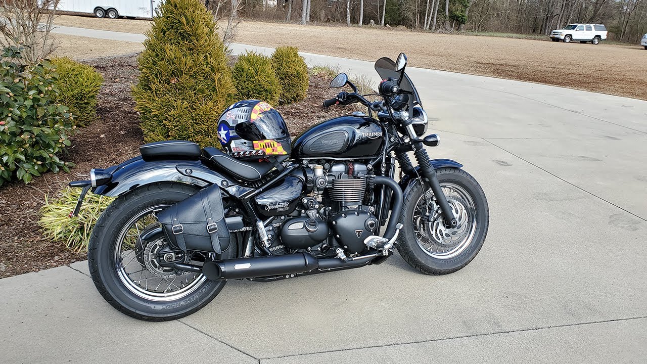 2018 Triumph Speedmaster walk around with my mods - YouTube