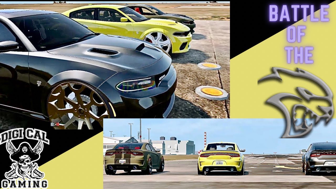 GTA5 - Hellcat Redeye VS Hellcat Ghoul VS Hellcat Daytona (Goated RP LS ...