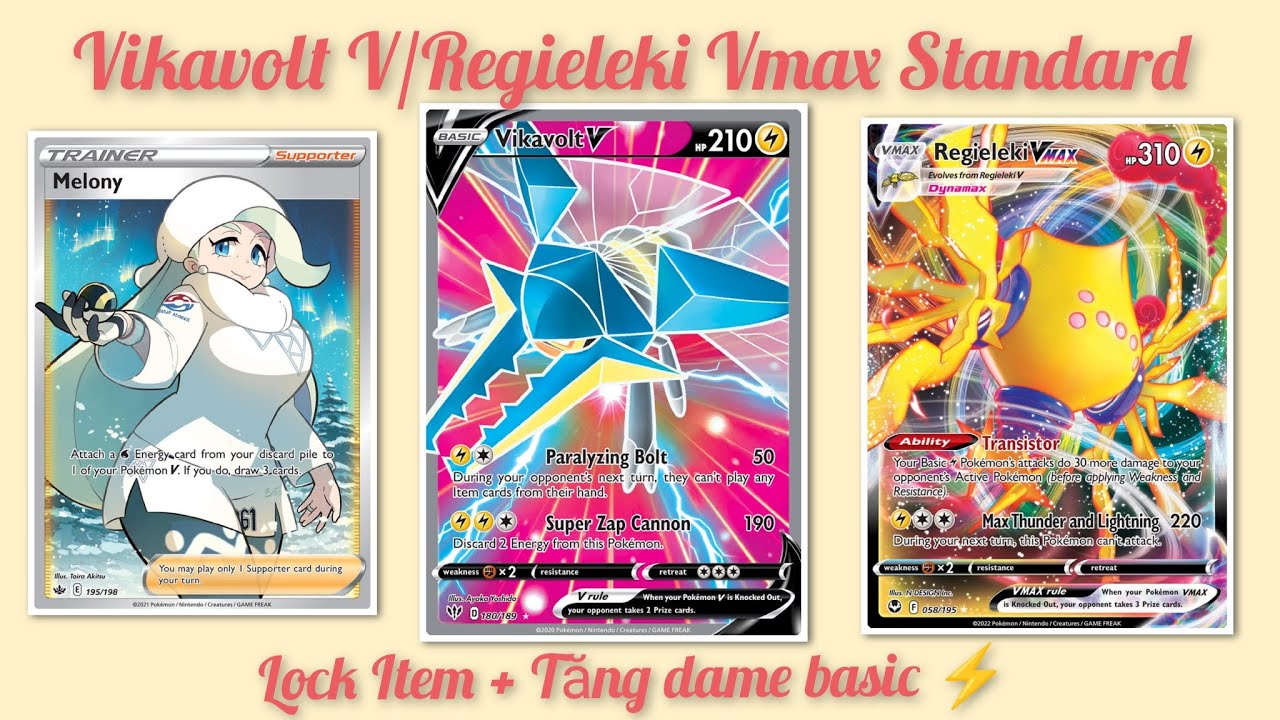 Vikavolt V / Regieleki Vmax Standard | Dame cực to + Lock Item ...
