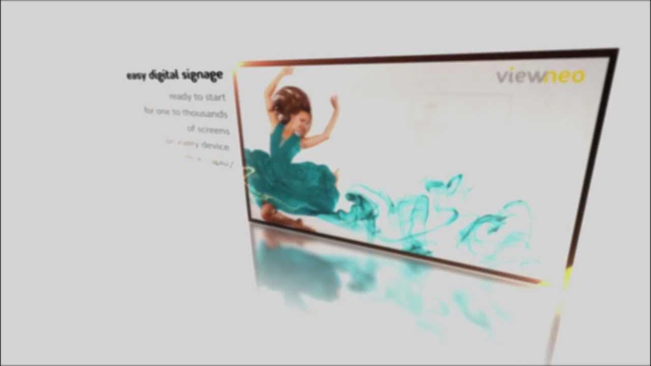 viewneo - easy professional signage - YouTube