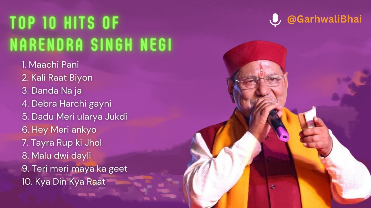 TOP 10 HITS of Narendra Singh Negi | Old Garhwali Songs - YouTube Music