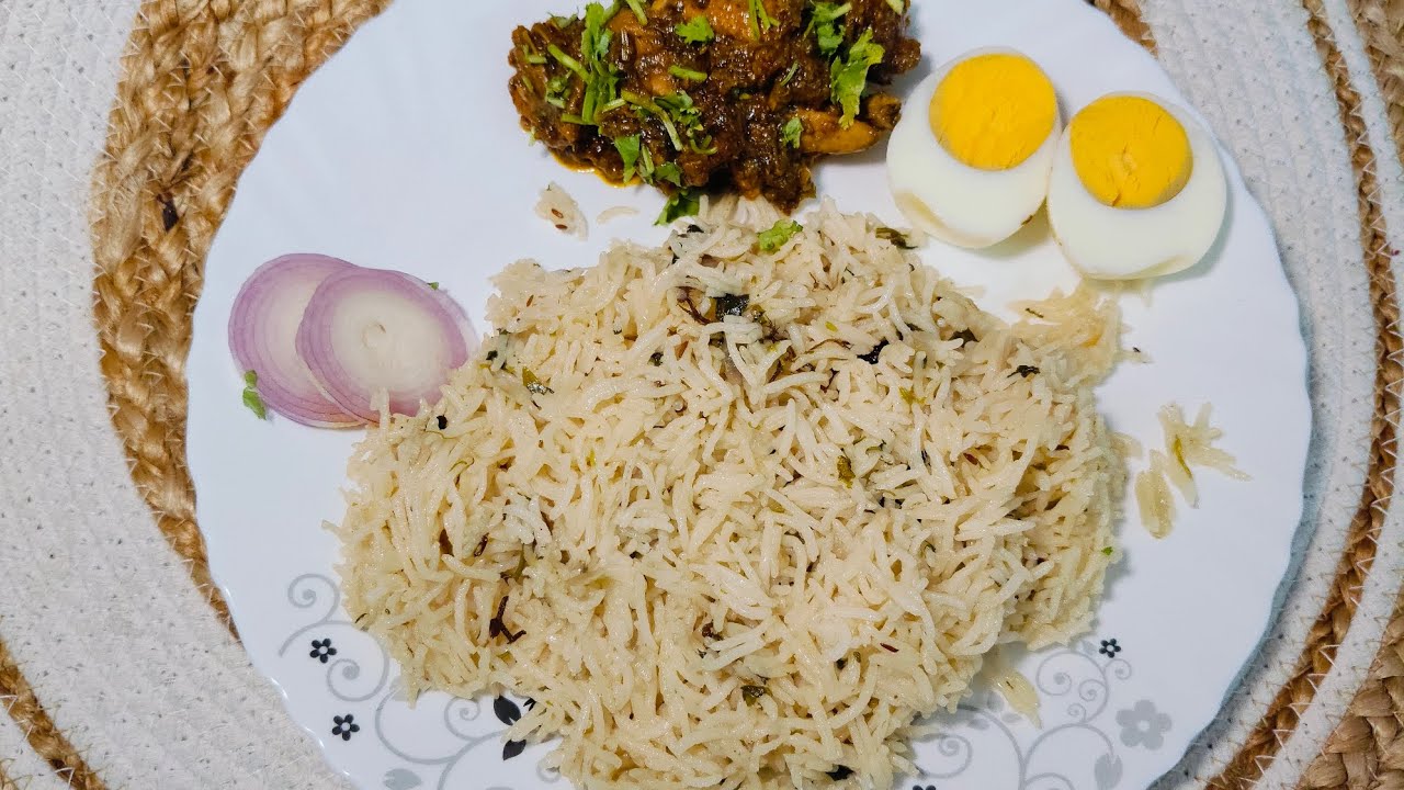 Authentic Hyderabadi Bagara Rice spicy & Savory|#Bagara Rice #food# ...