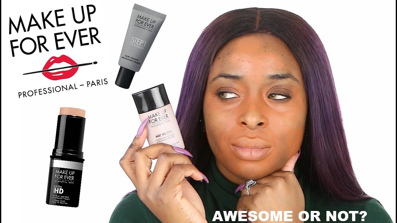 FULL FACE USING ONLY MAKEUP FOREVER PRODUCTS - YouTube