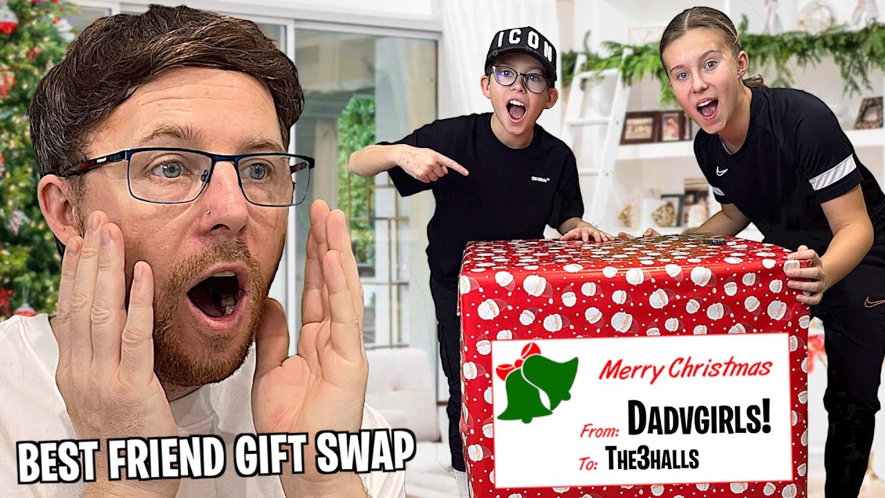 £300 PRESENT SWAP with MY BEST FRIEND!! ft DADVGIRLS - YouTube