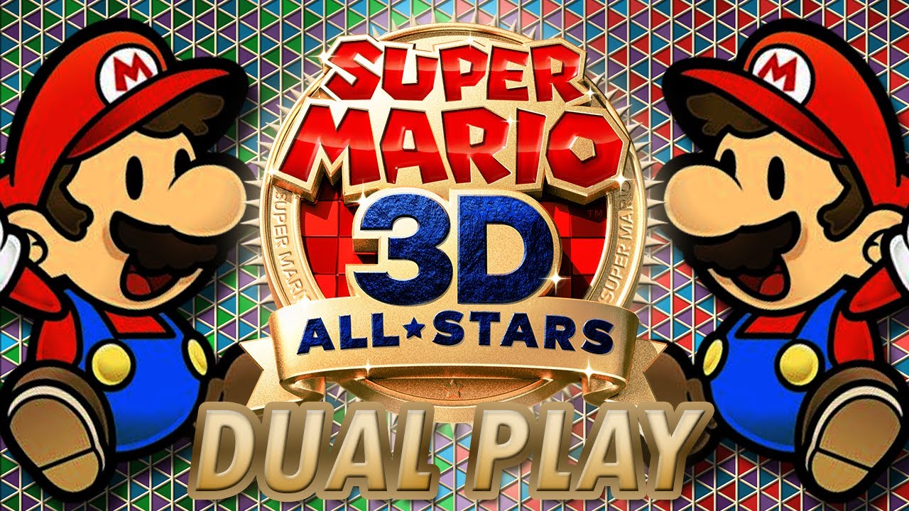 Super Mario 3D All-Stars Dual Play [56] Sliding Through The Lava Sea ...
