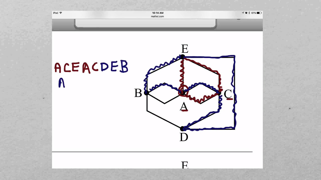 Chapter 13 - Finding an Euler Path - YouTube