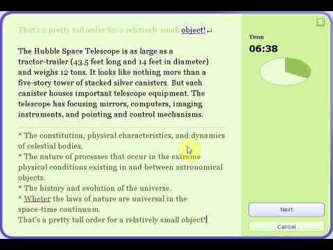 Typing Master Typing Test Hubble Space Telescope - YouTube