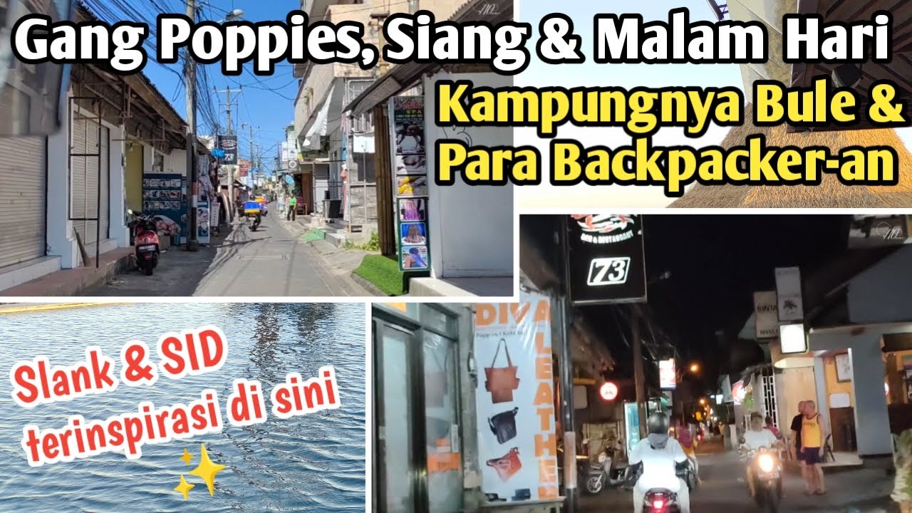 Review GANG POPPIES KUTA | Kampung Bule! Gang Paling Terkenal & Legend ...