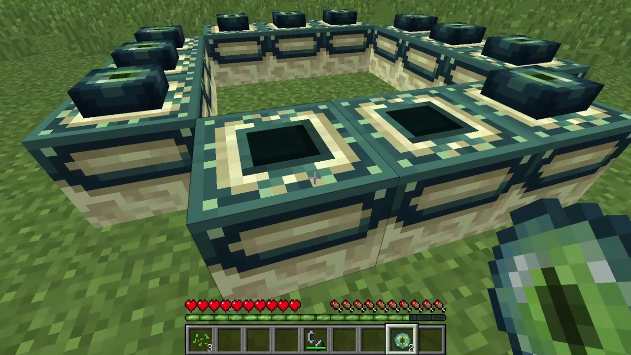 Wie man das Minecraft Nether Portal, das Minecraft End Portal and den ...