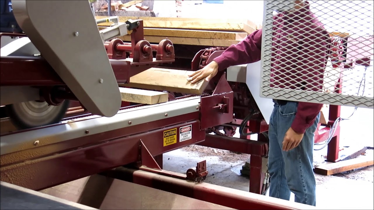 Trimsaw Auto Chisel Pointer Stake Line Video - YouTube