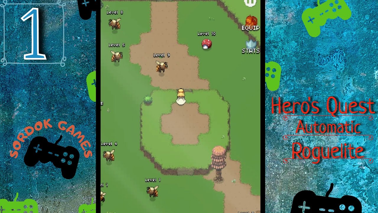 Hero's Quest: Automatic Roguelite RPG Часть 1. Изучаем механику игры ...
