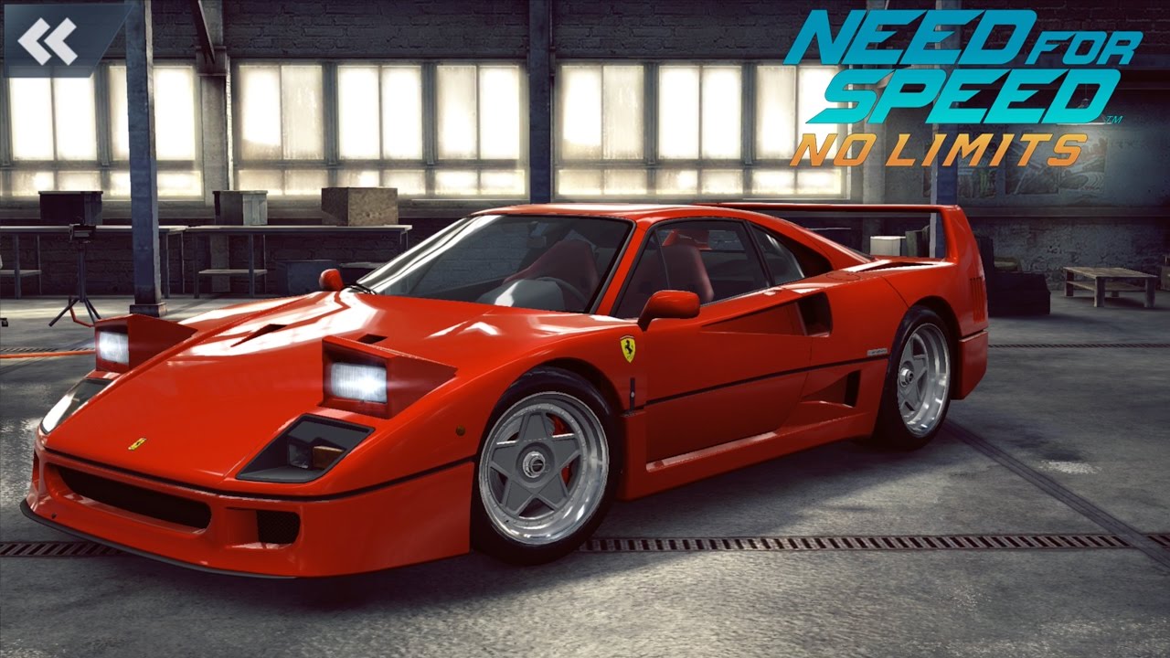 [Ferrari F40] Need for Speed - No Limits [1080p / FullHD] - YouTube