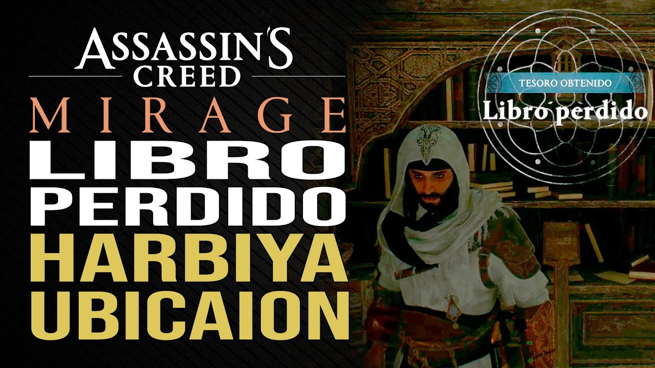 Assassin's Creed Mirage - Libro perdido - Harbiya - Ubicación - YouTube