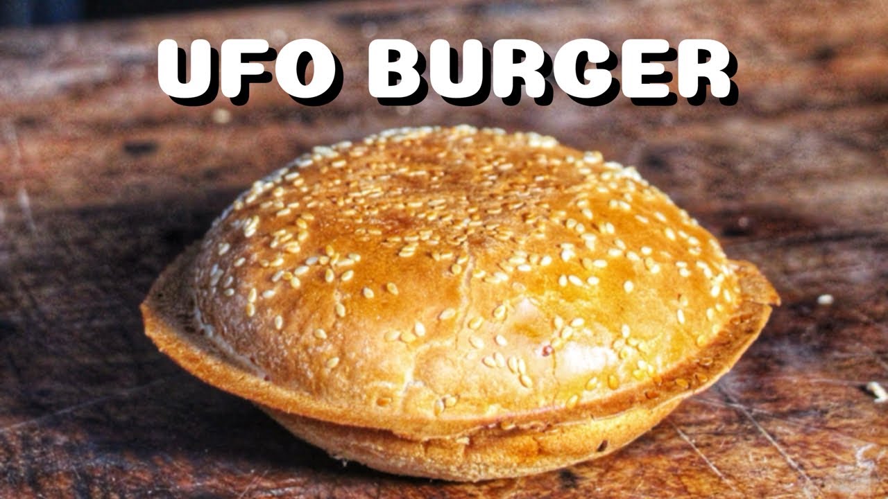 UFO BURGER - JUICY inside, CRISPY outside - HOW TO MAKE THIS TREND AT ...
