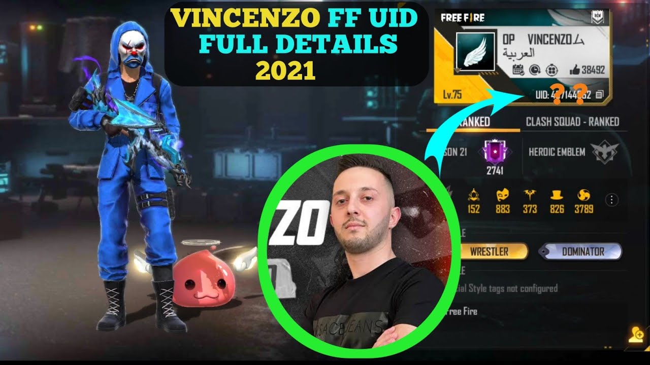 VINCENZO 🔥 FREE FIRE UID | FF PROFILE VISITING | FREE FIRE | Itz B2S ...