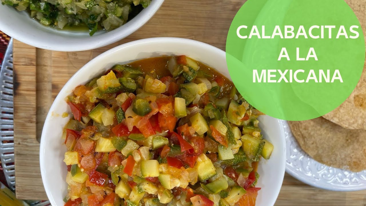 Deliciosa receta de calabacitas a la mexicana | Cocina Delirante en ...