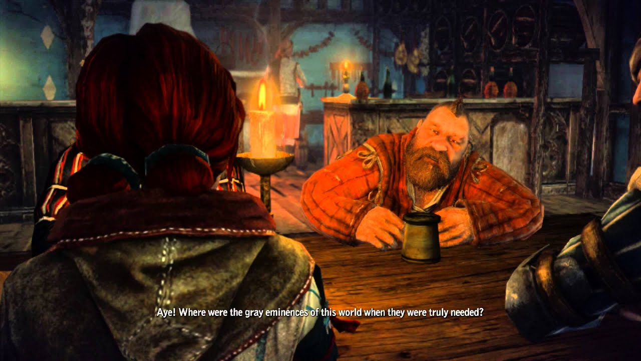 The Witcher 2: AoK EE - Inn Tavern Zoltan Chivey, Triss & Dandelion ...