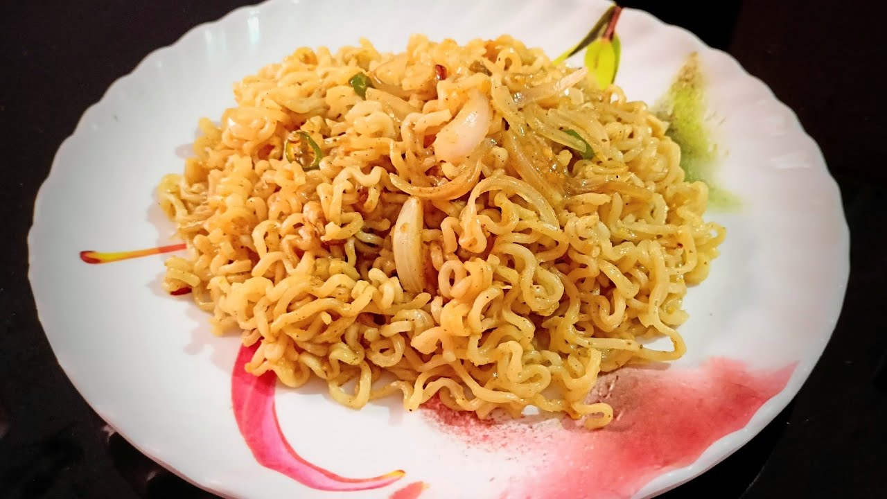 Onion Maggi Masala Recipe||Maggi Recipe||Onion Maggi Recipe||Dry Maggi ...