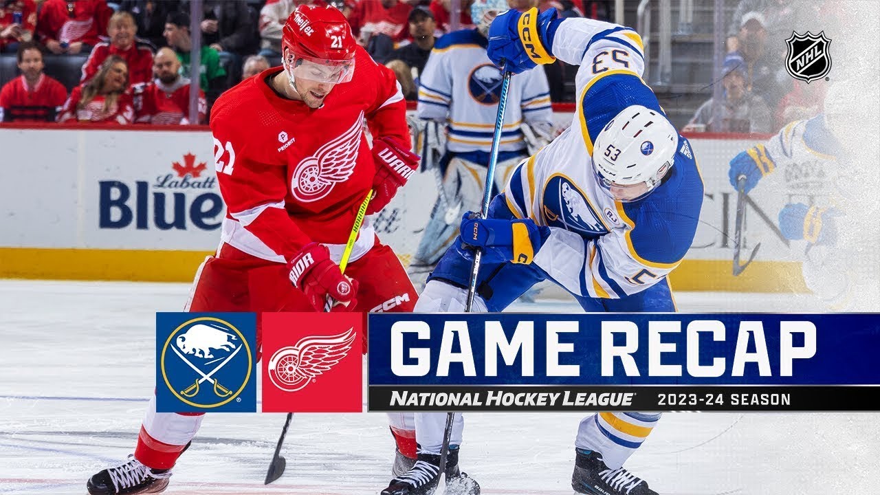 Buffalo Sabres vs Detroit Red Wings | April 07, 2024 | Game Highlights ...
