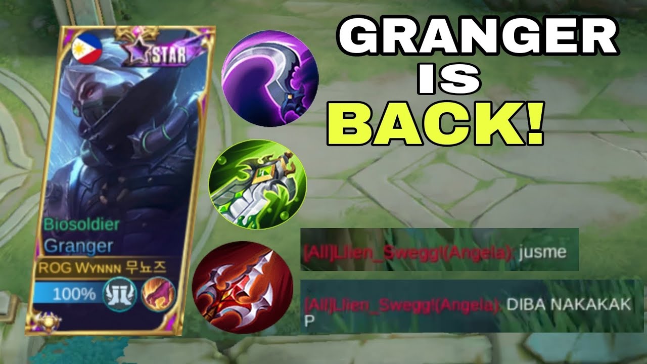 GRANGER IS BACK!!🔥 (GRANGER PERFECT BUILD & EMBLEM) - YouTube