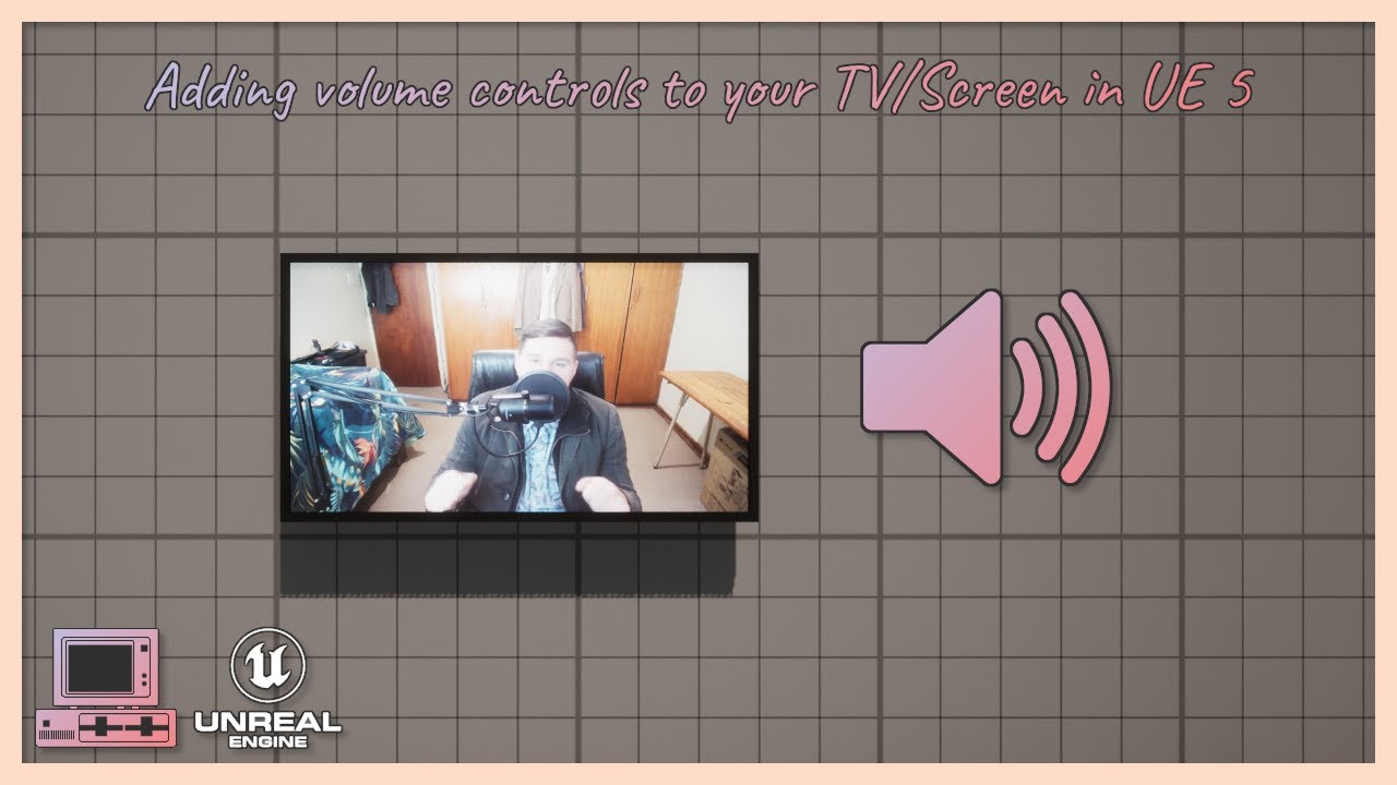 Adding volume controls to your TV/Screen | UE 5 - YouTube