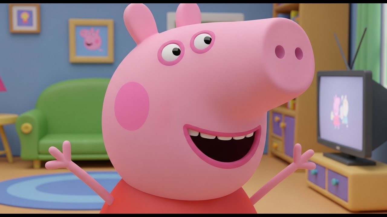 Peppa Pig Dances In Living Room - YouTube